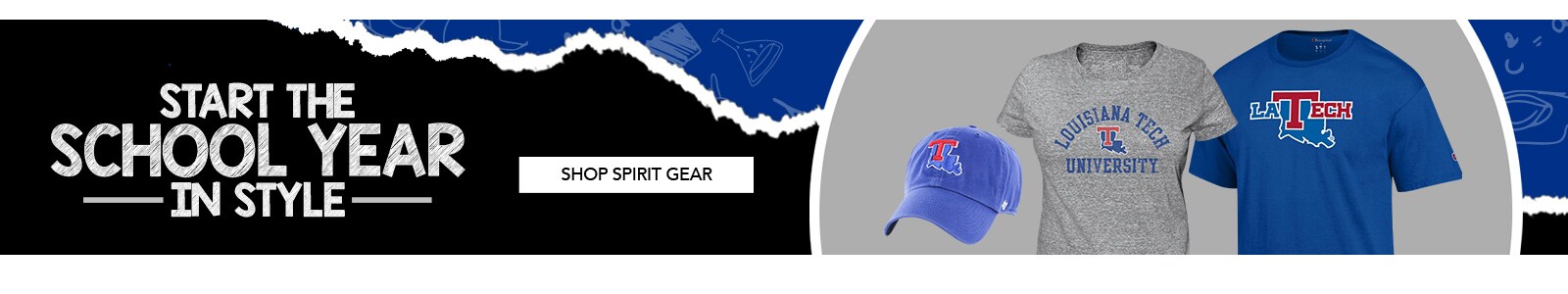 Louisiana Tech Spirit Apparel & Gear, Back to School Gear & Gifts ...